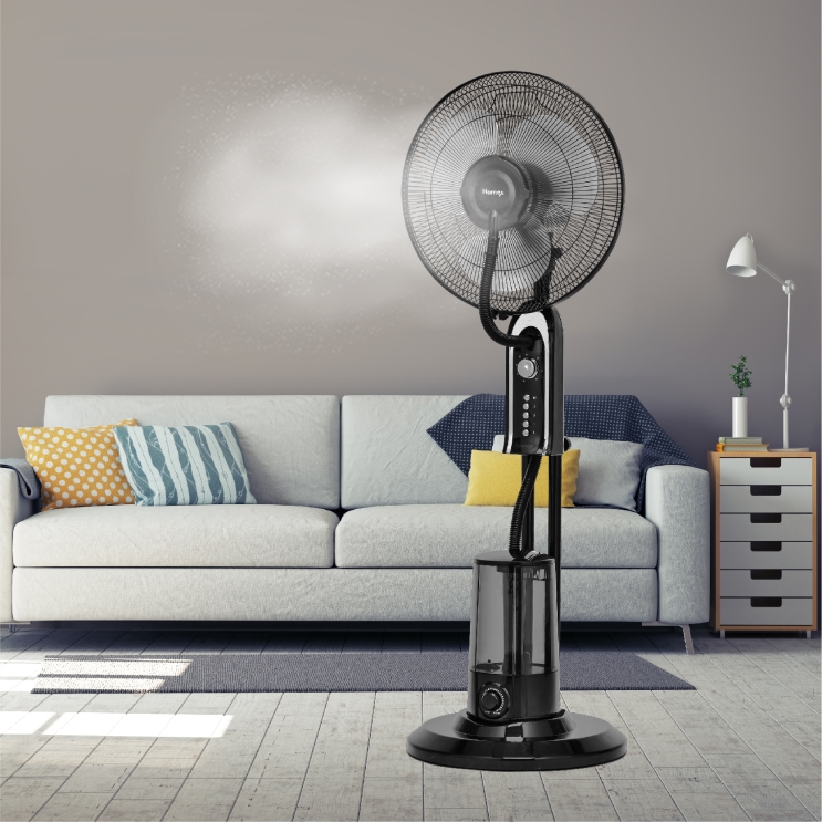 סקירה - מאוורר מצנן עם ערפול מים Homex HF32 ‏- WiseBuy